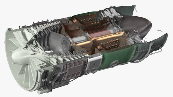 ジェットエンジンタービン J853Dモデル - TurboSquid 2350829