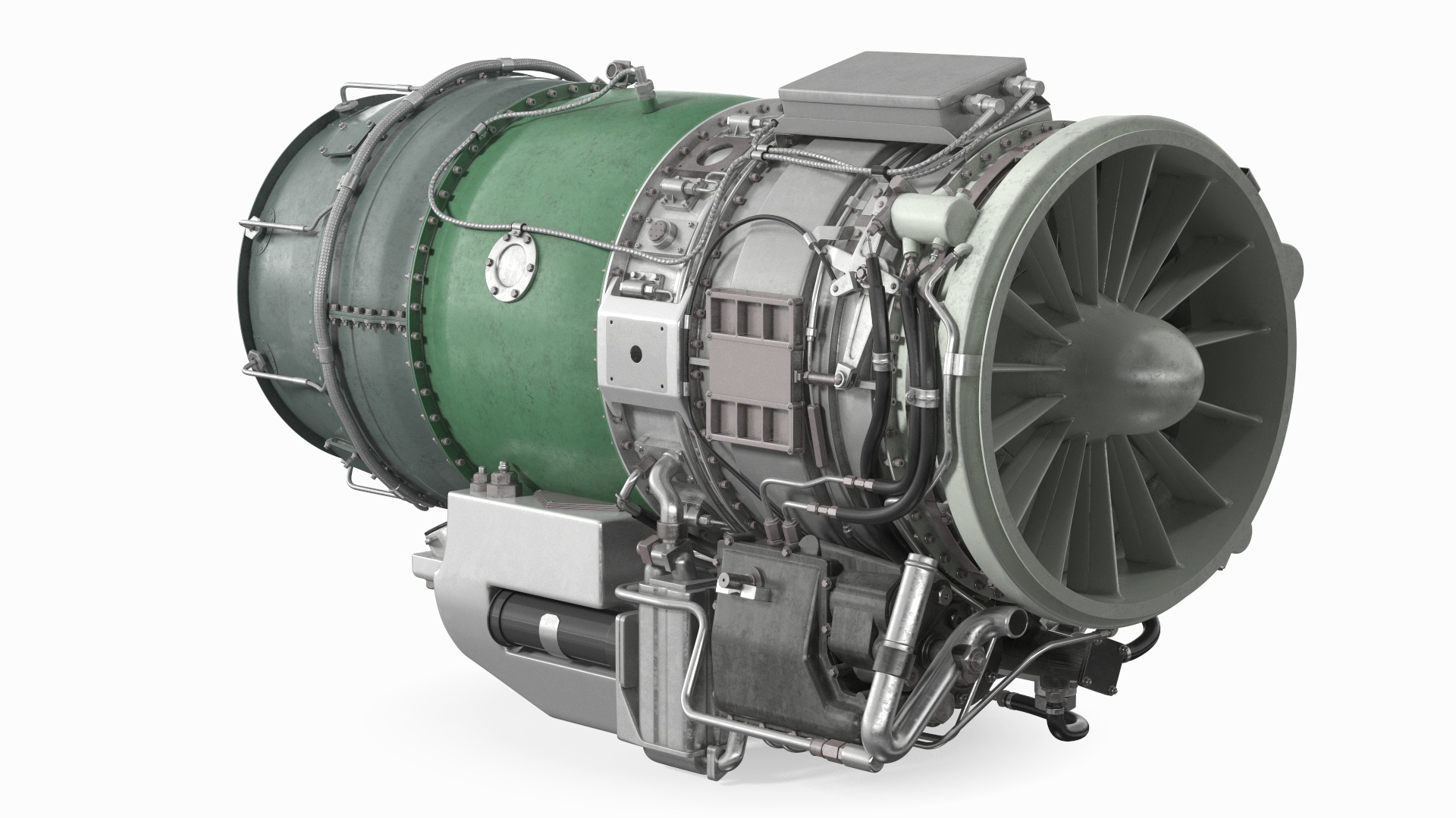 3D Jet Engine Turbine J85 - TurboSquid 2350829