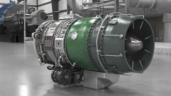 ジェットエンジンタービン J853Dモデル - TurboSquid 2350829