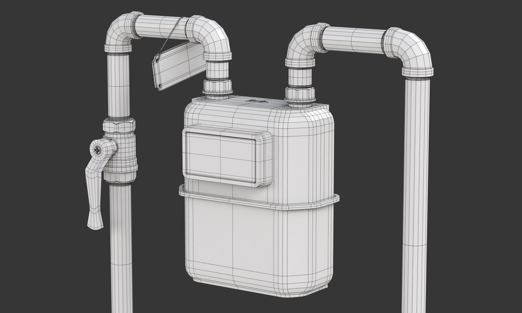 3D Gas Meter Model - TurboSquid 2313528