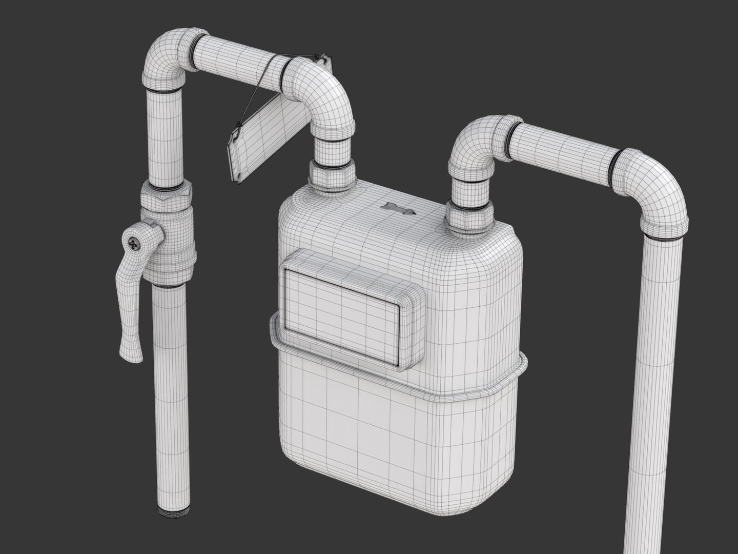 3D Gas Meter Model - TurboSquid 2313528