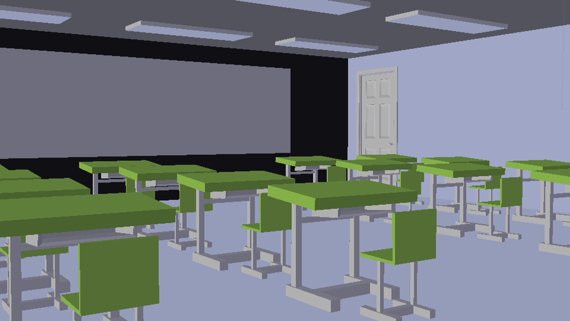 3D Classroom Class Model - TurboSquid 1532550