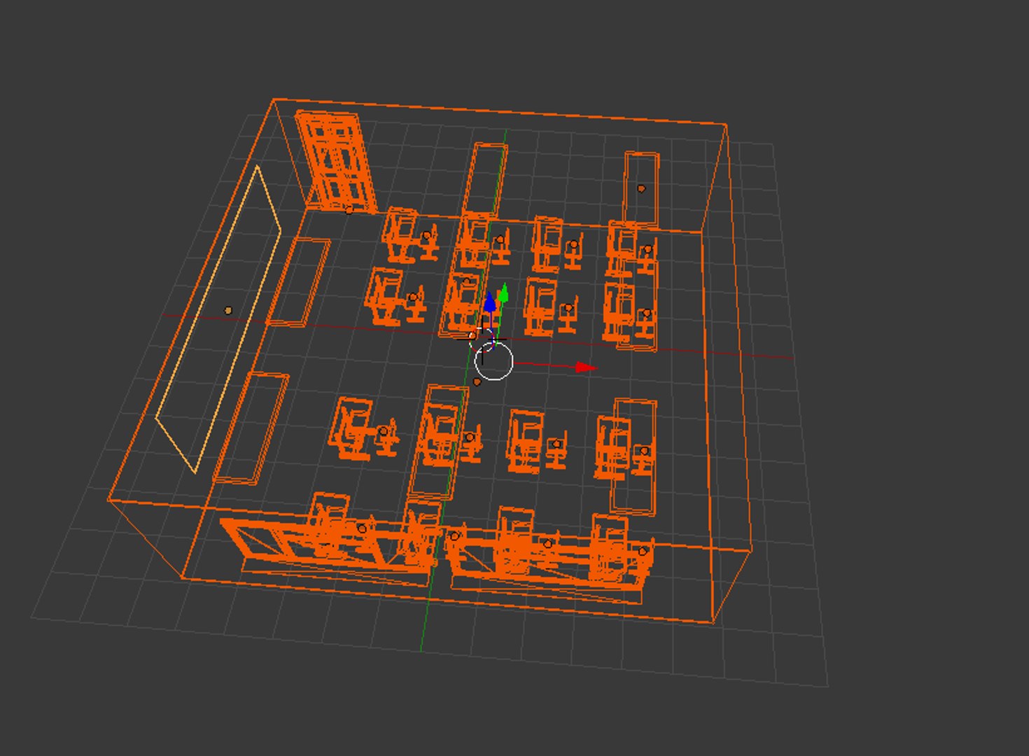 3D Classroom Class Model - TurboSquid 1532550