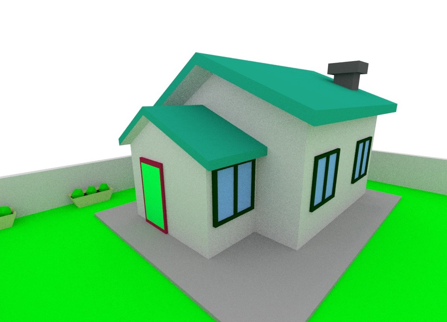 3D Zone Density Residential House - TurboSquid 1208963