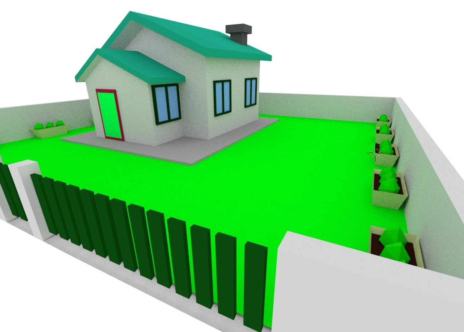 3D Zone Density Residential House - TurboSquid 1208963