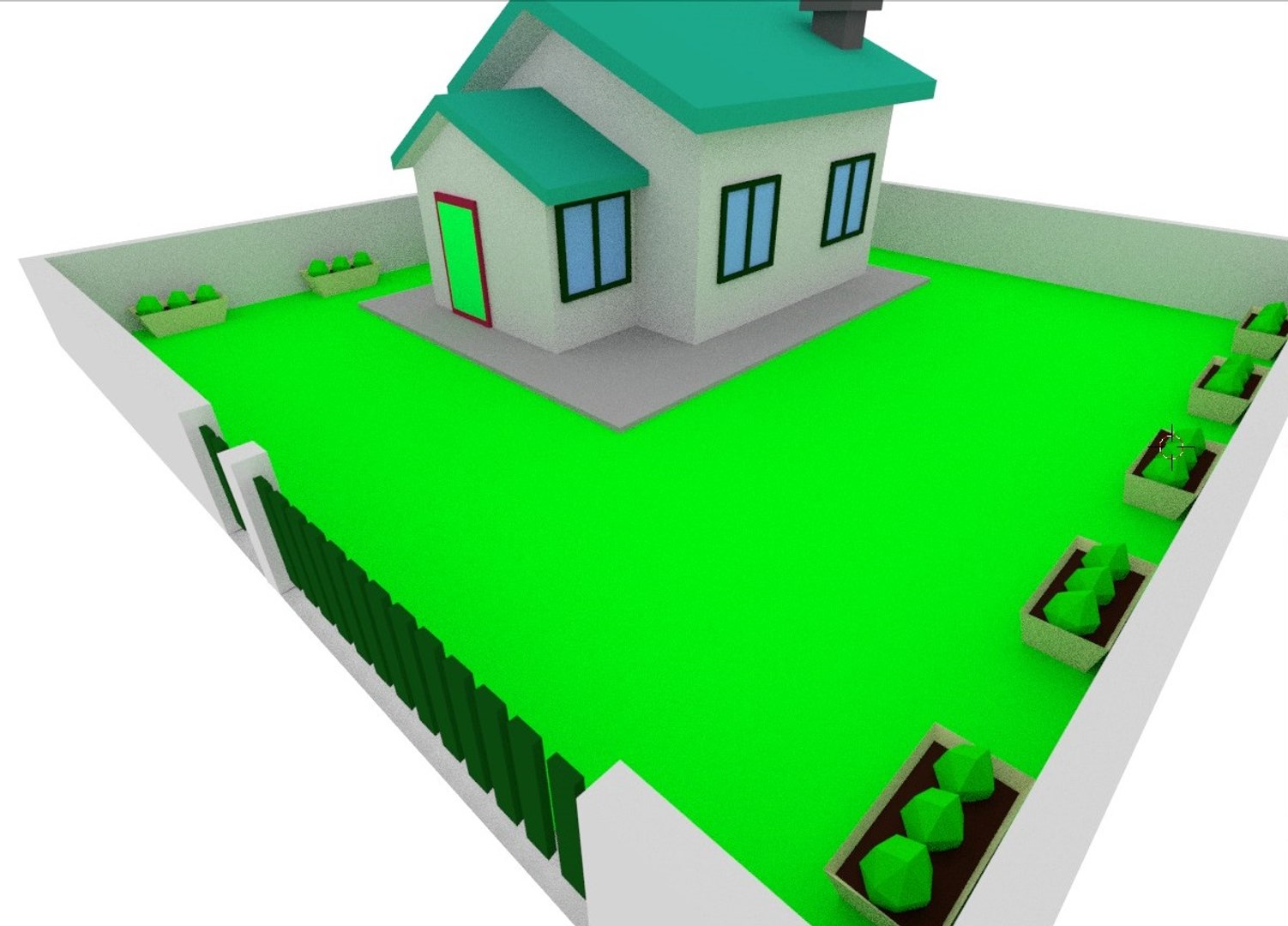 3D Zone Density Residential House - TurboSquid 1208963