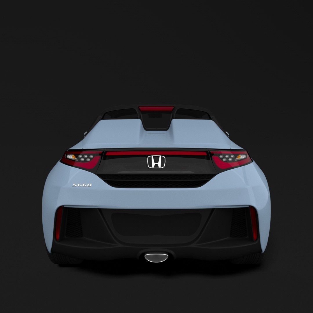 Honda S660 3D Model - TurboSquid 2340647