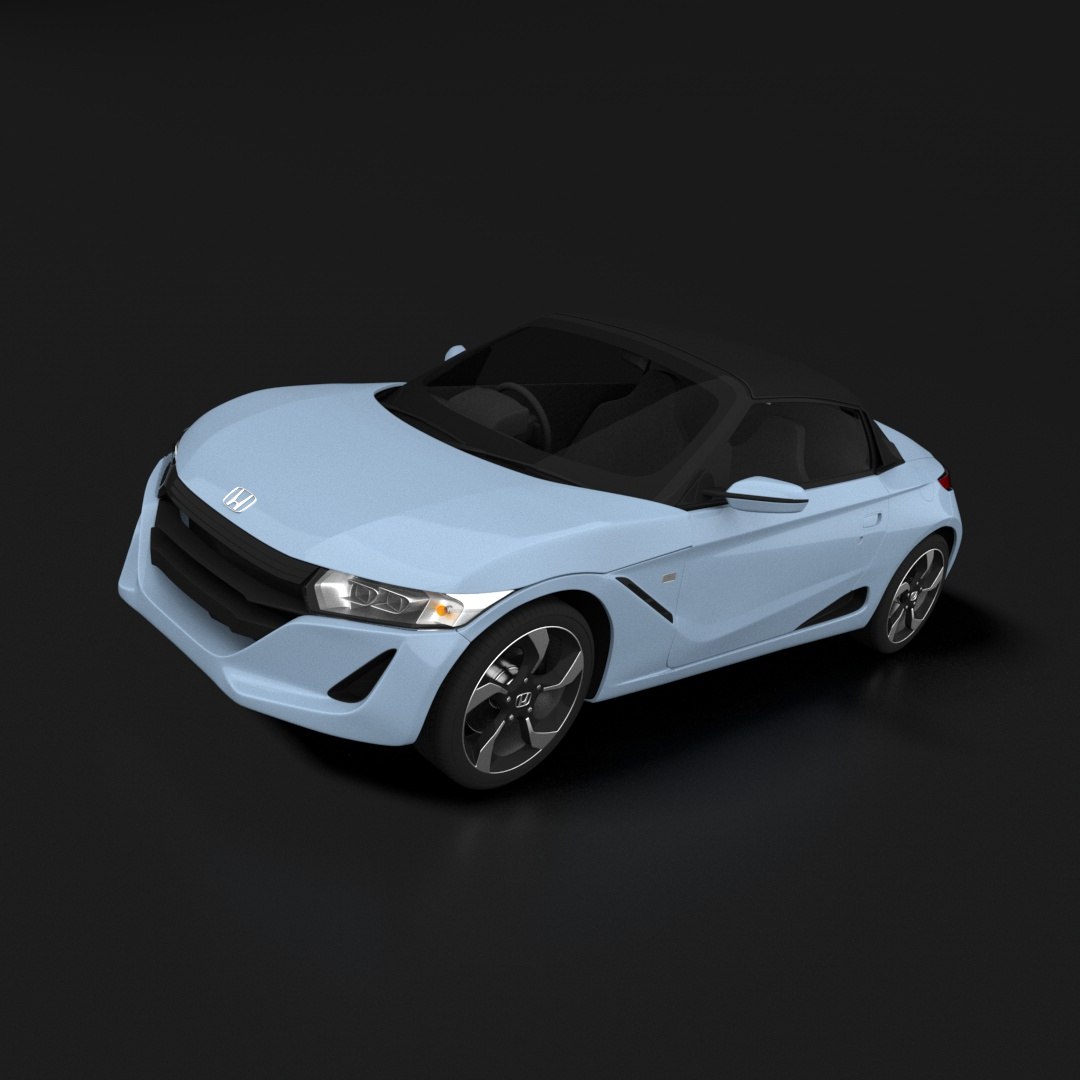 Honda S660 3D Model - TurboSquid 2340647