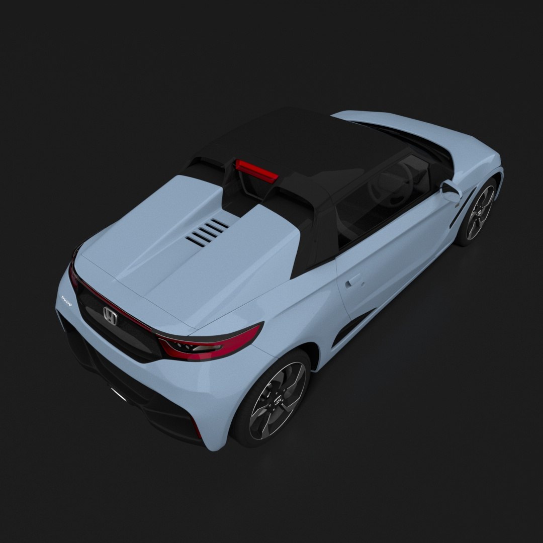 Honda S660 3D Model - TurboSquid 2340647