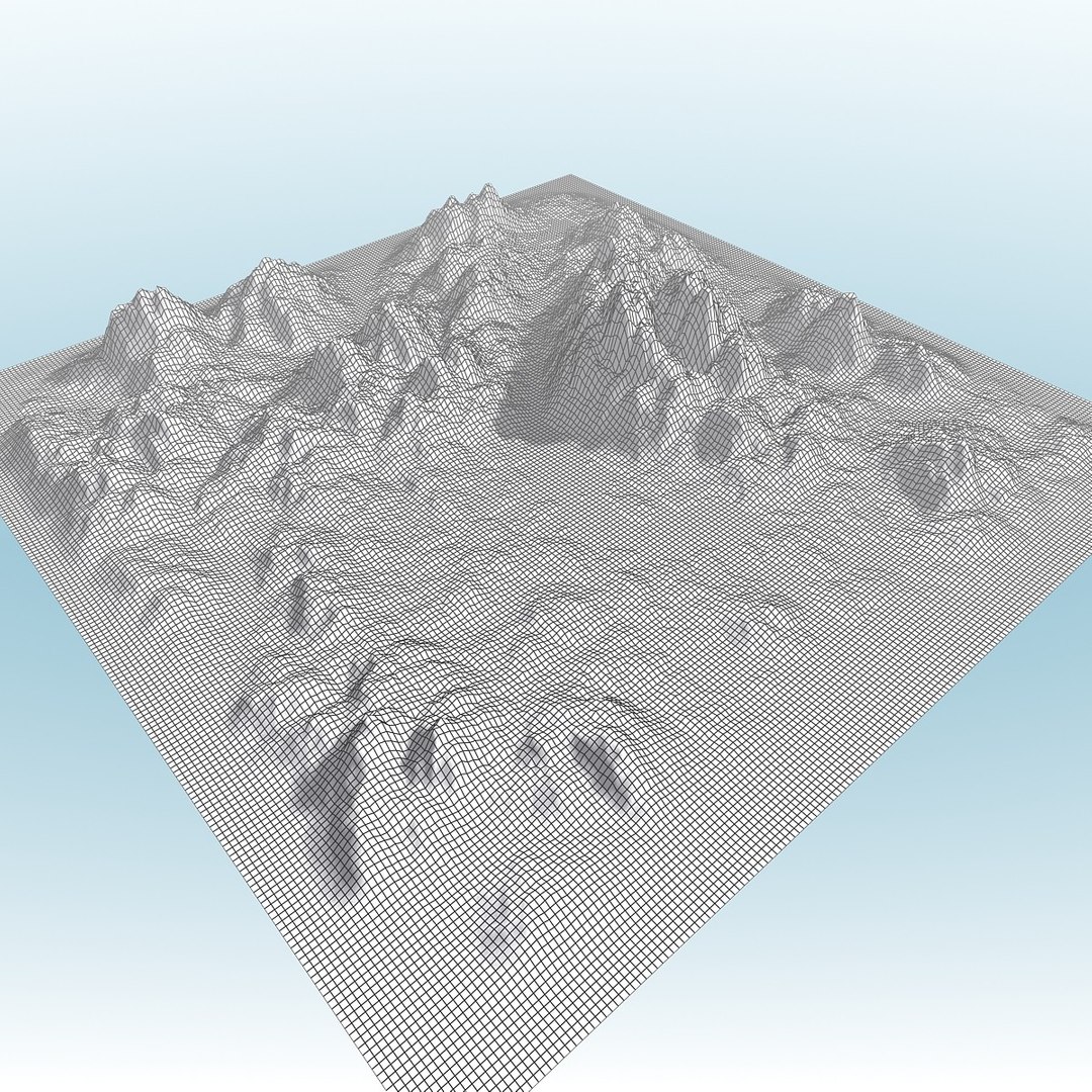 3d Model Land Terrain