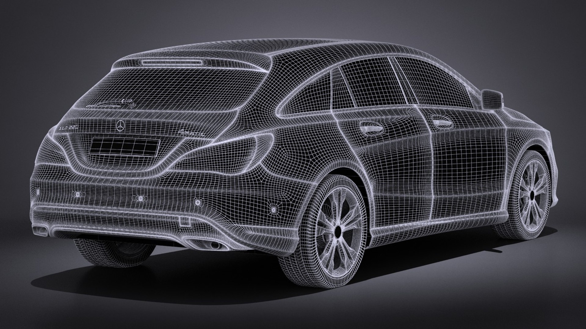 c4d mercedes-benz cla shooting