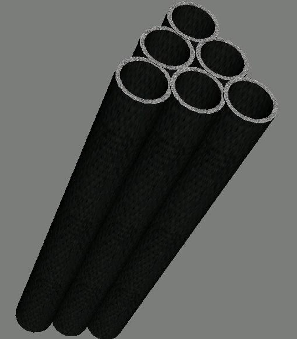 Free Tube Stack 3d Model