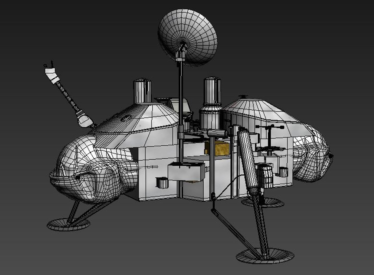 Mars Viking Lander 3d 3ds