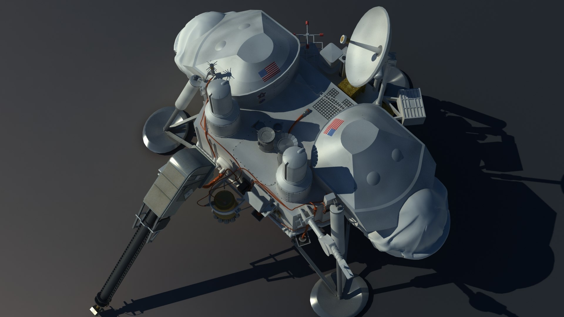 Mars Viking Lander 3d 3ds