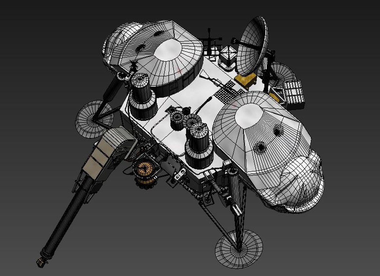 Mars Viking Lander 3d 3ds