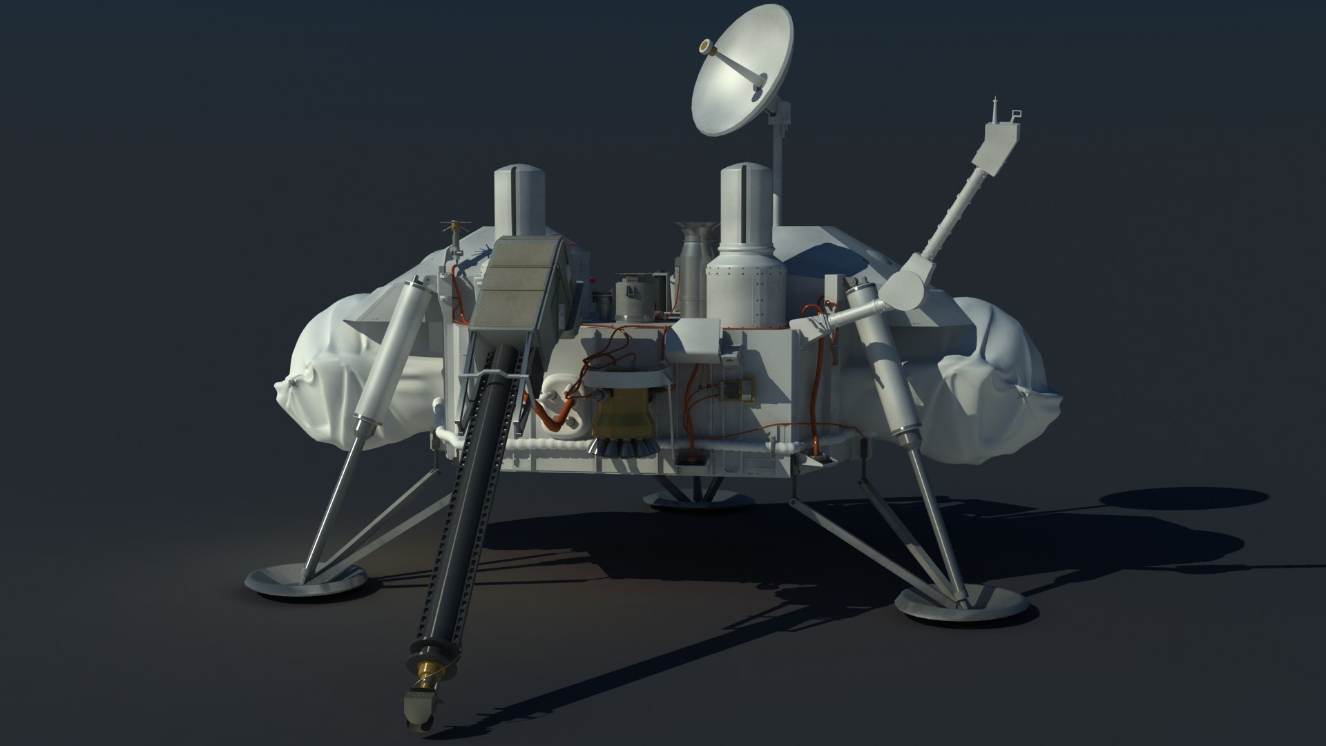 Mars Viking Lander 3d 3ds