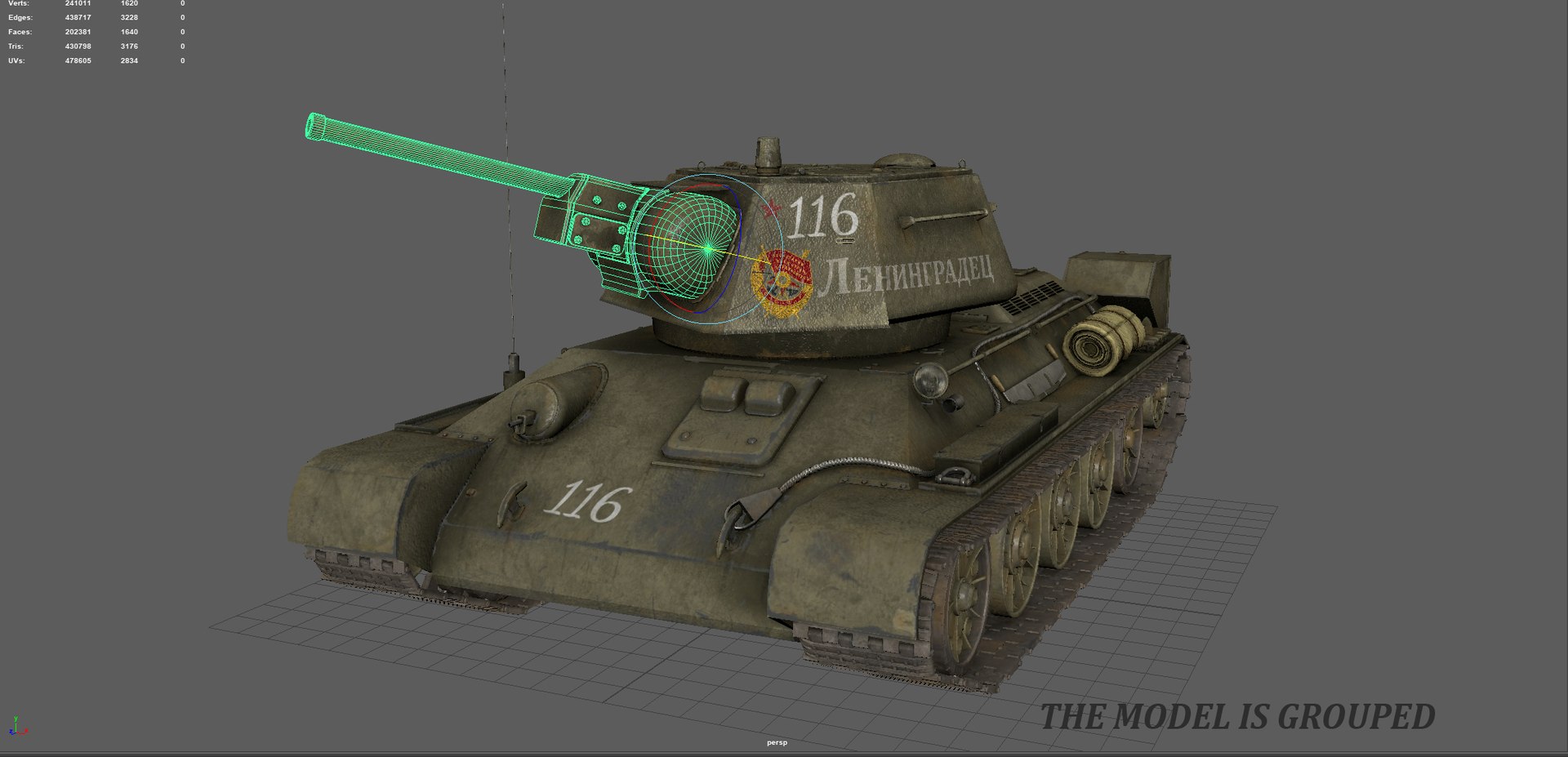 3D Model T- 34 76 Early - TurboSquid 1587116