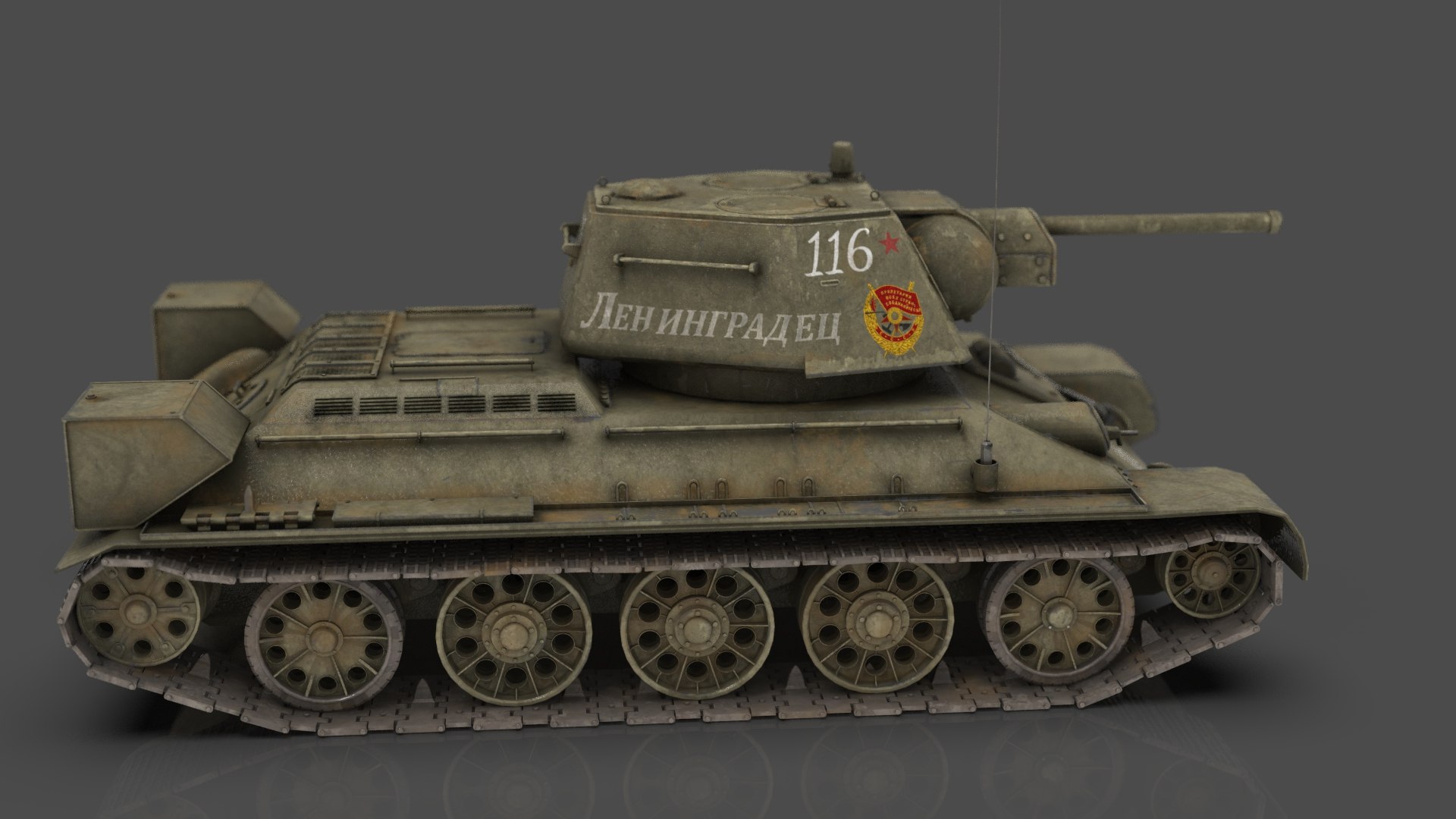 3D Model T- 34 76 Early - TurboSquid 1587116