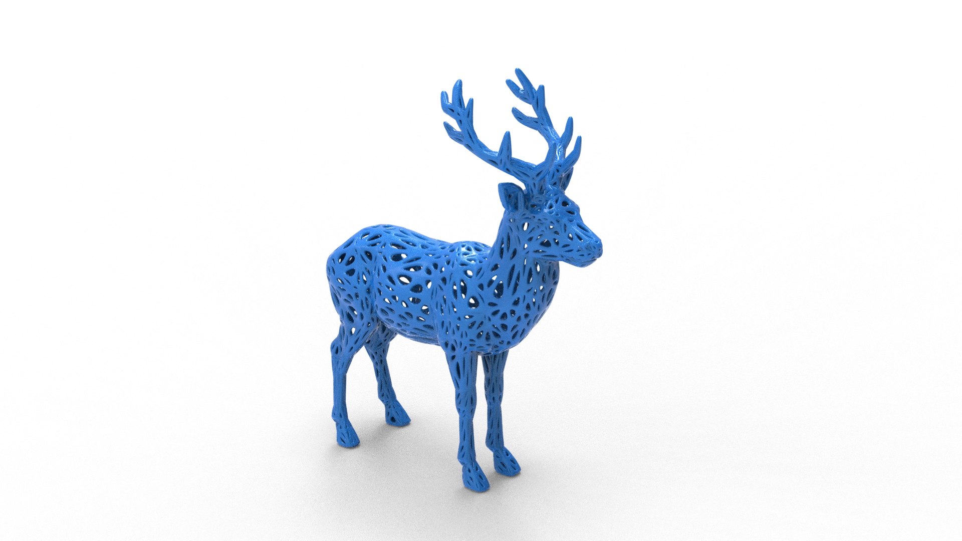 3D Fallow Deer Voronoi Style Model - TurboSquid 2403331