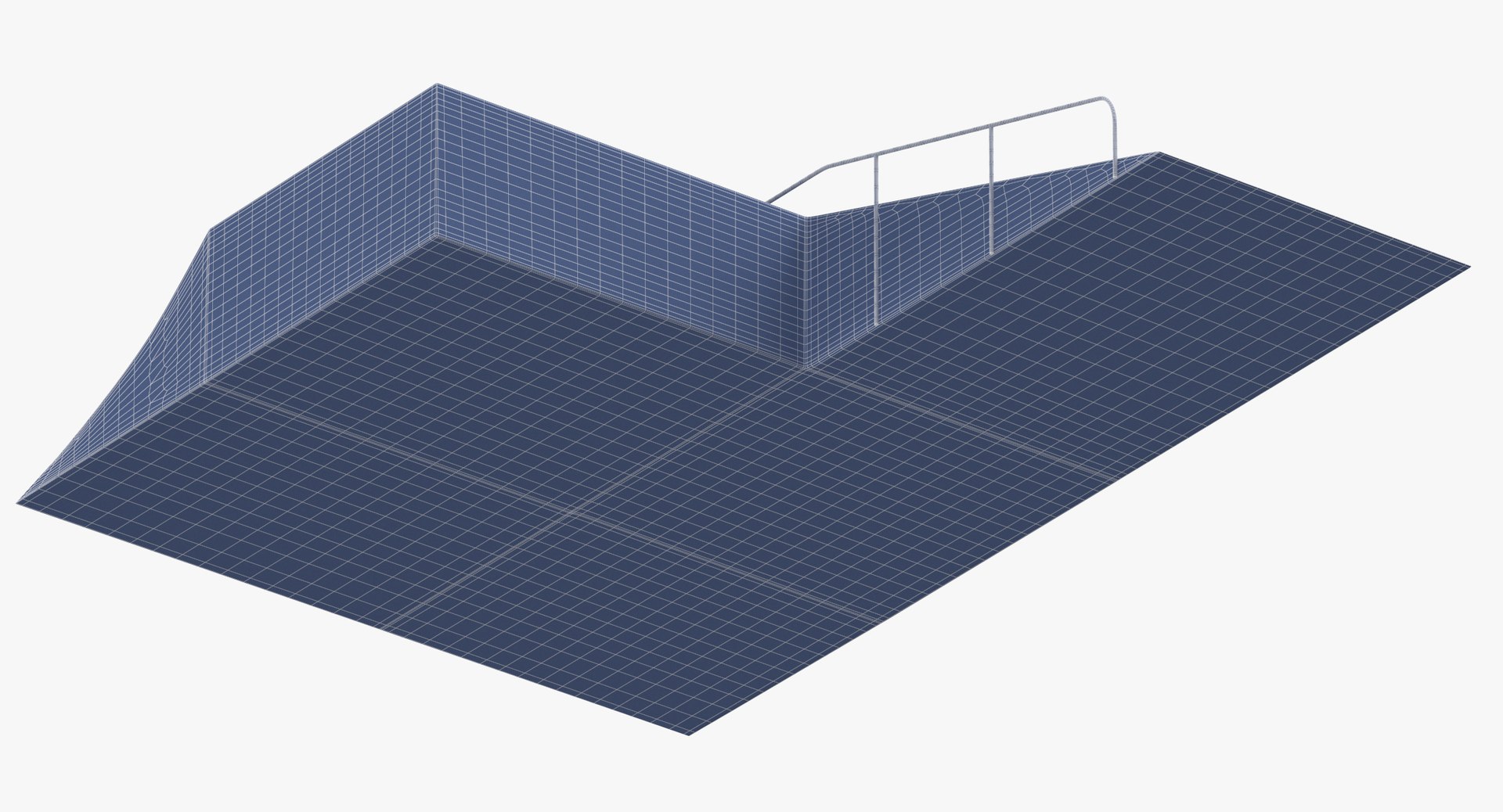 3d Model Skate Ramp - Fun