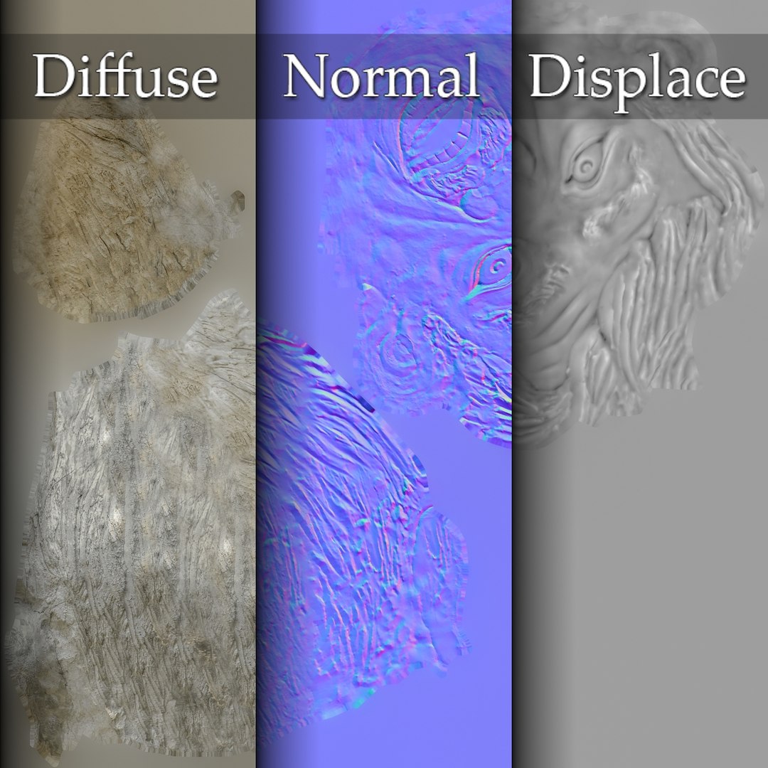 3D Subdivision Displacement V-ray - TurboSquid 1165217