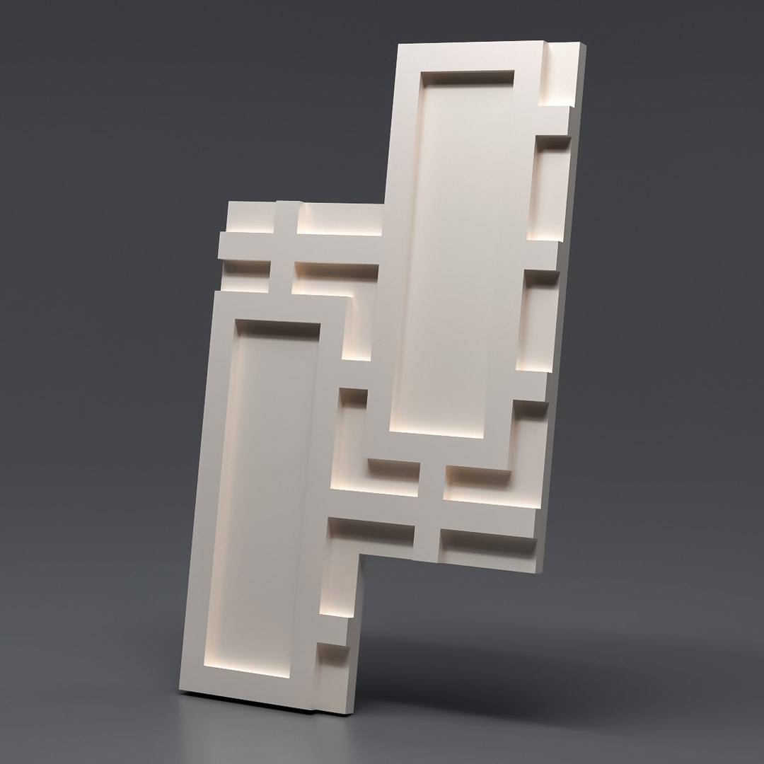 3D Gypsum Panels Model - TurboSquid 1534882