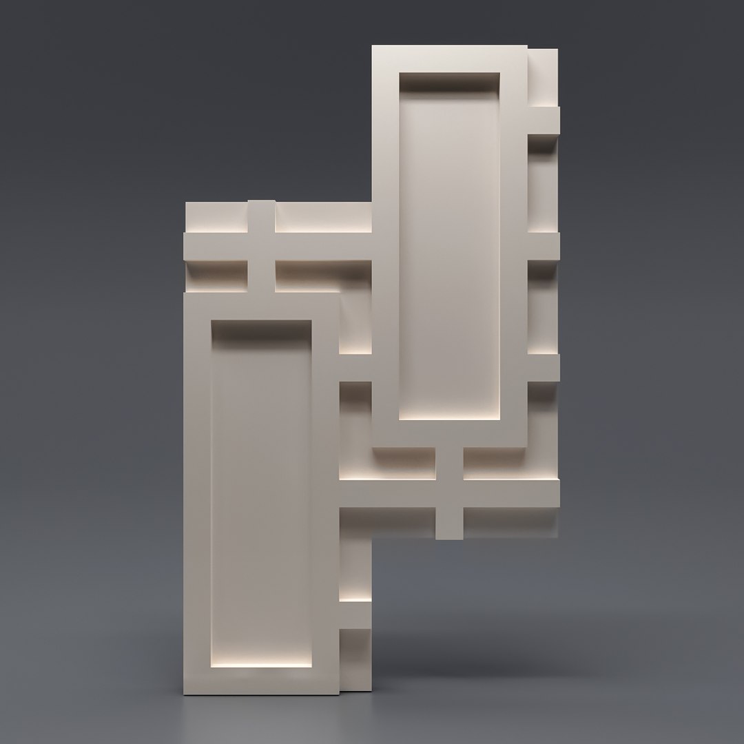 3D Gypsum Panels Model - TurboSquid 1534882