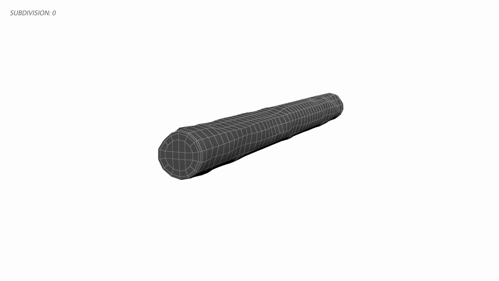 Wooden Pole Log 3D Model - TurboSquid 2113347