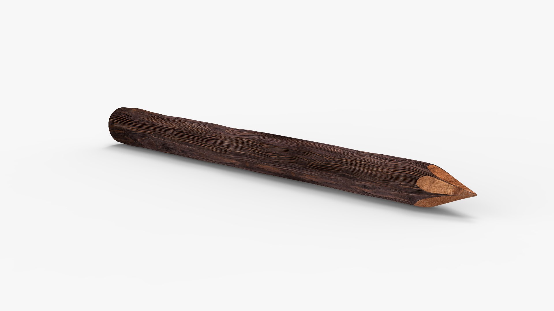 Wooden Pole Log 3D Model - TurboSquid 2113347