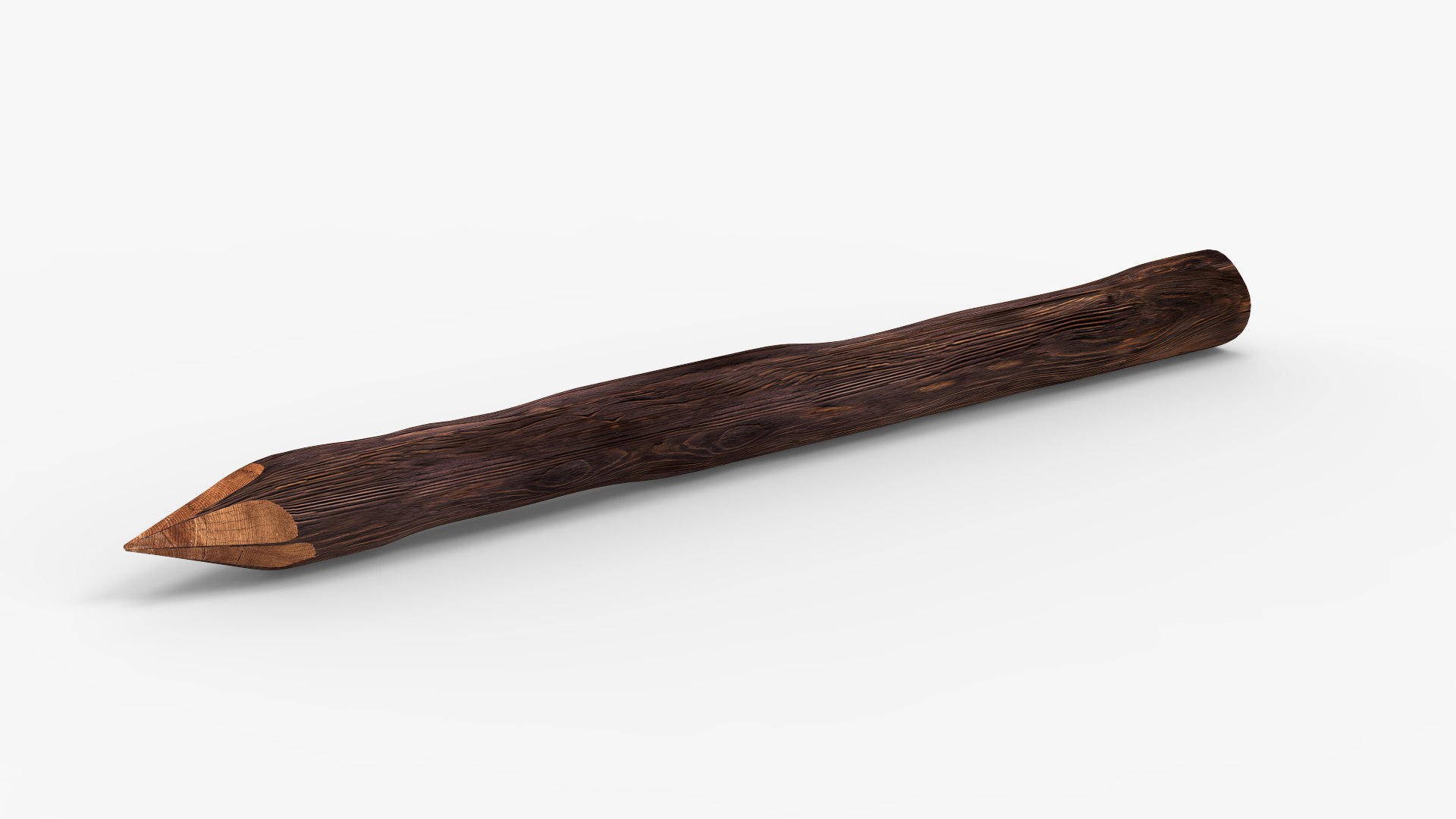 Wooden Pole Log 3D Model - TurboSquid 2113347