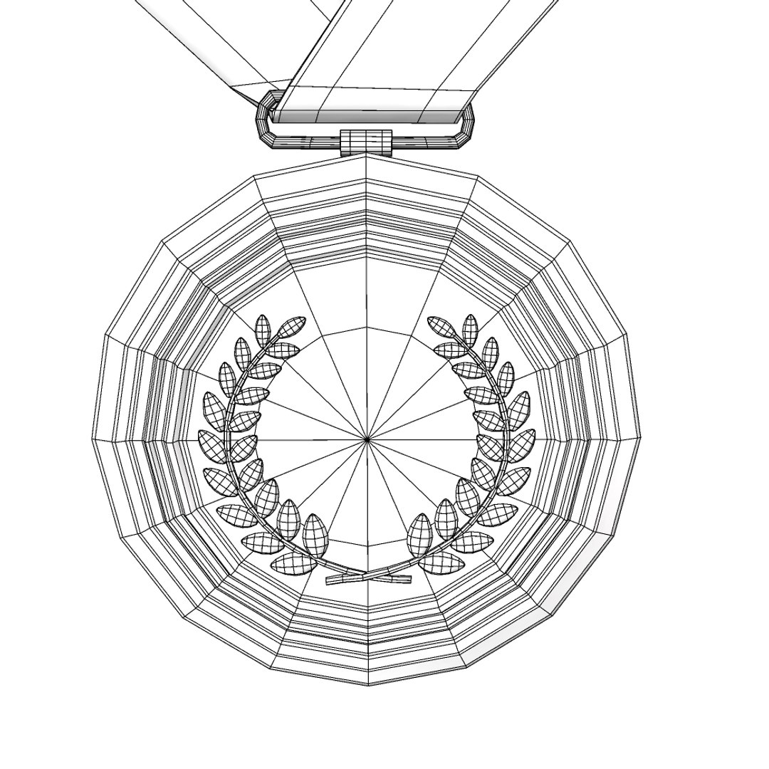 3d Medal Model