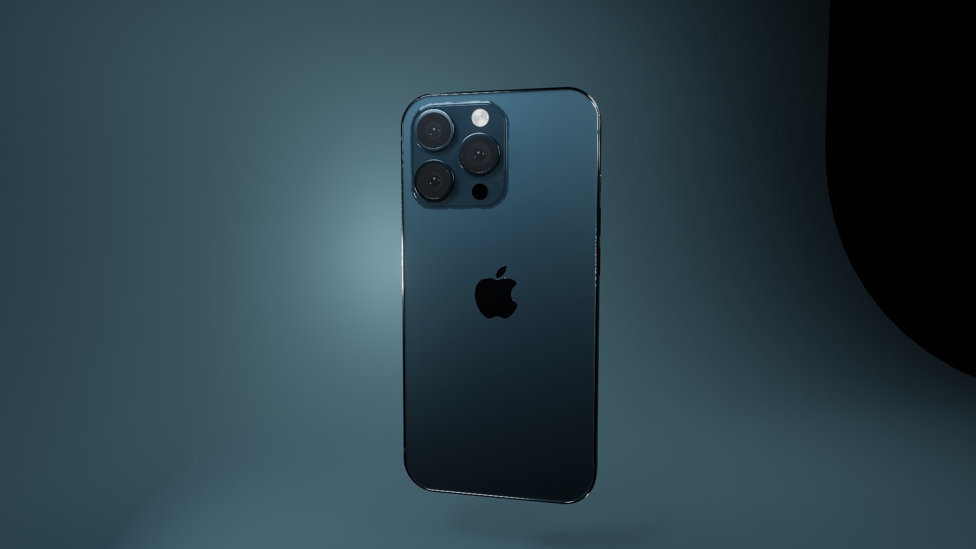 3D Apple IPhone 14 Pro MAX Sierra Blue Model - TurboSquid 2076717