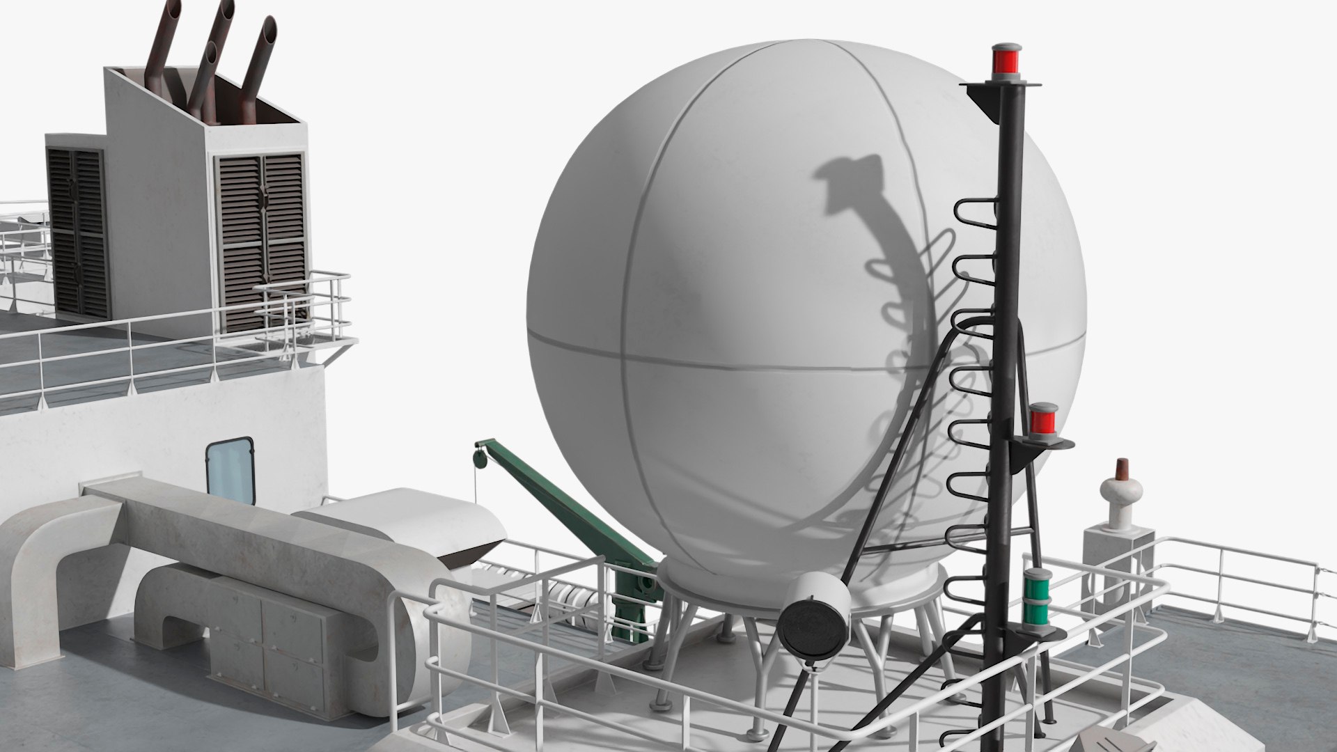 US Navy Kilo Moana Oceanographic Research Vessel Rigged Model - TurboSquid 2387117