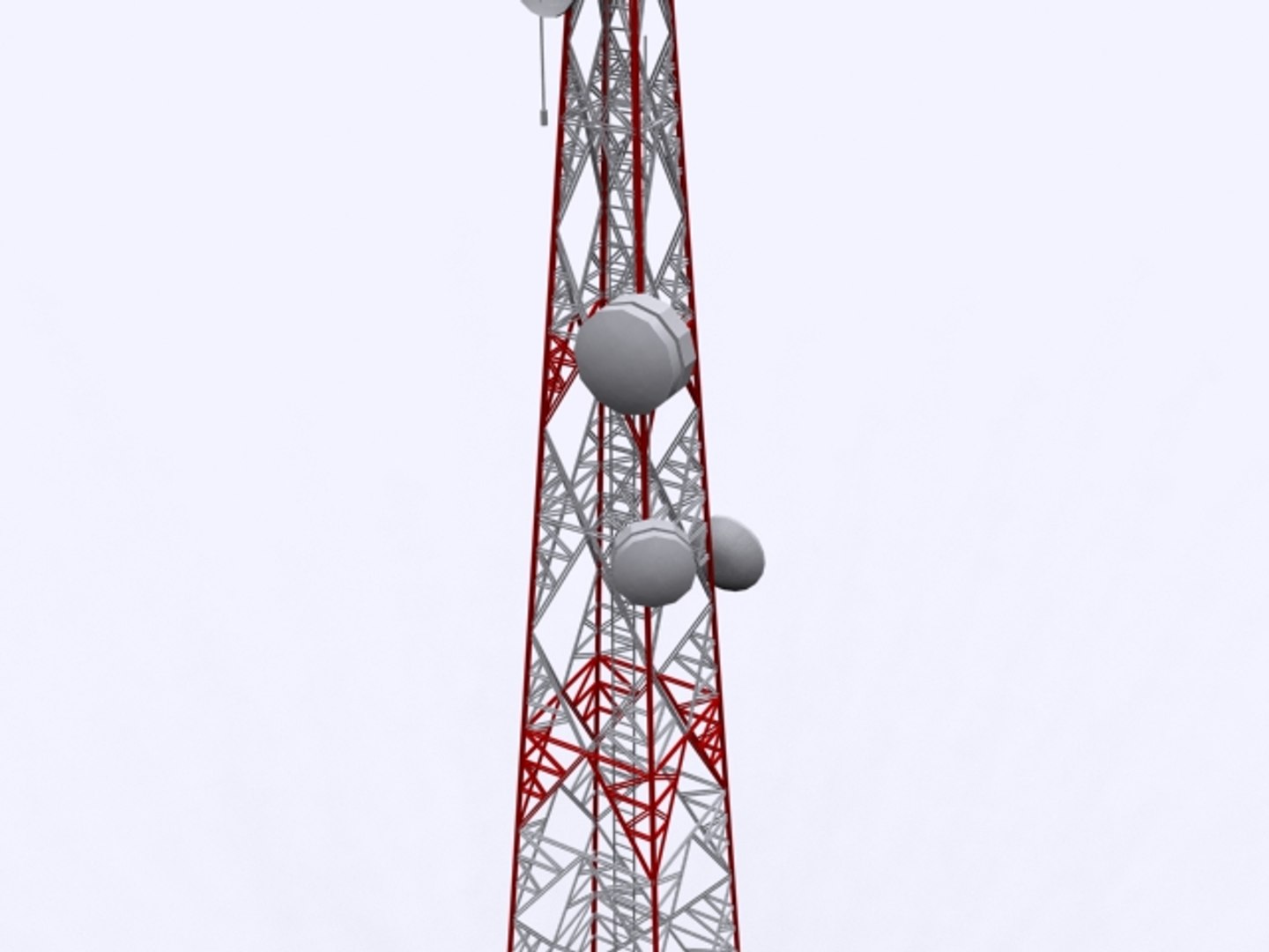 Free Communication Tower 3d Model