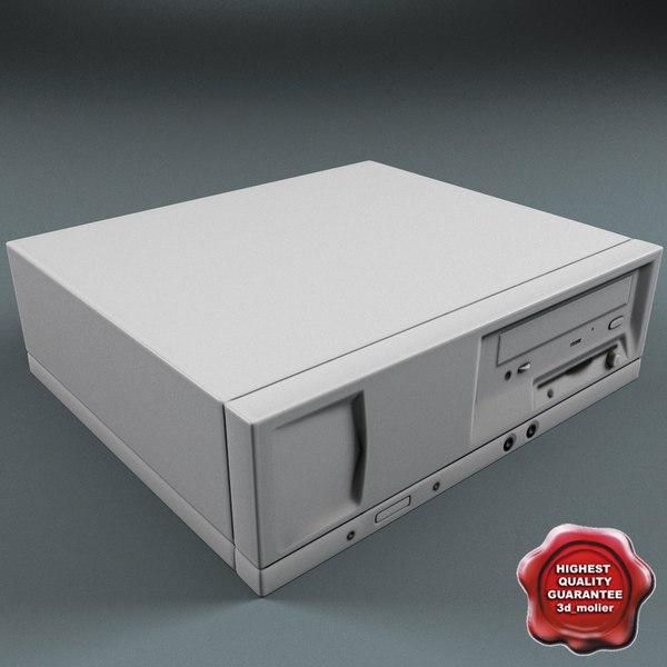 modelo 3d Computer Tower V2 Low Poly - TurboSquid 619058