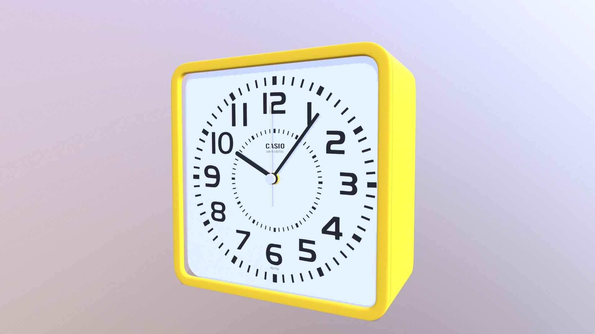 Analog Wall Clock 3D Model - TurboSquid 2247368