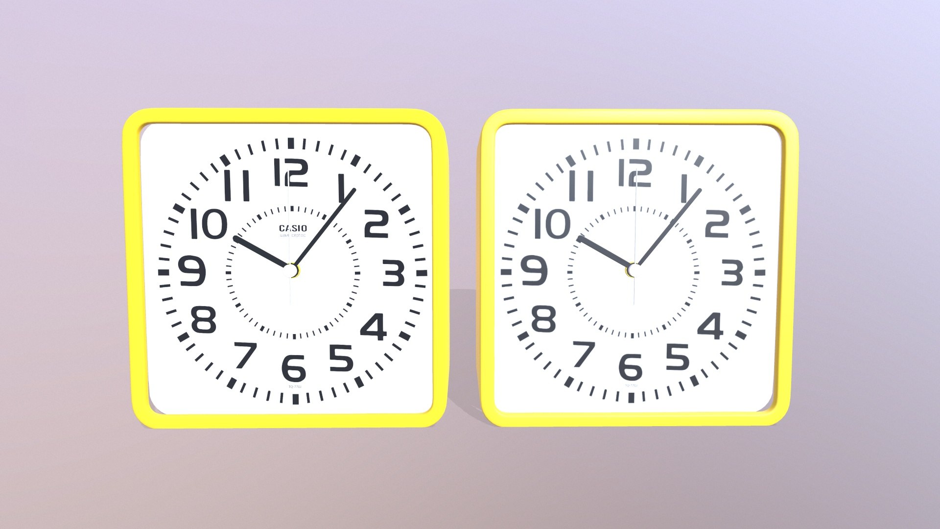 Analog Wall Clock 3D Model - TurboSquid 2247368
