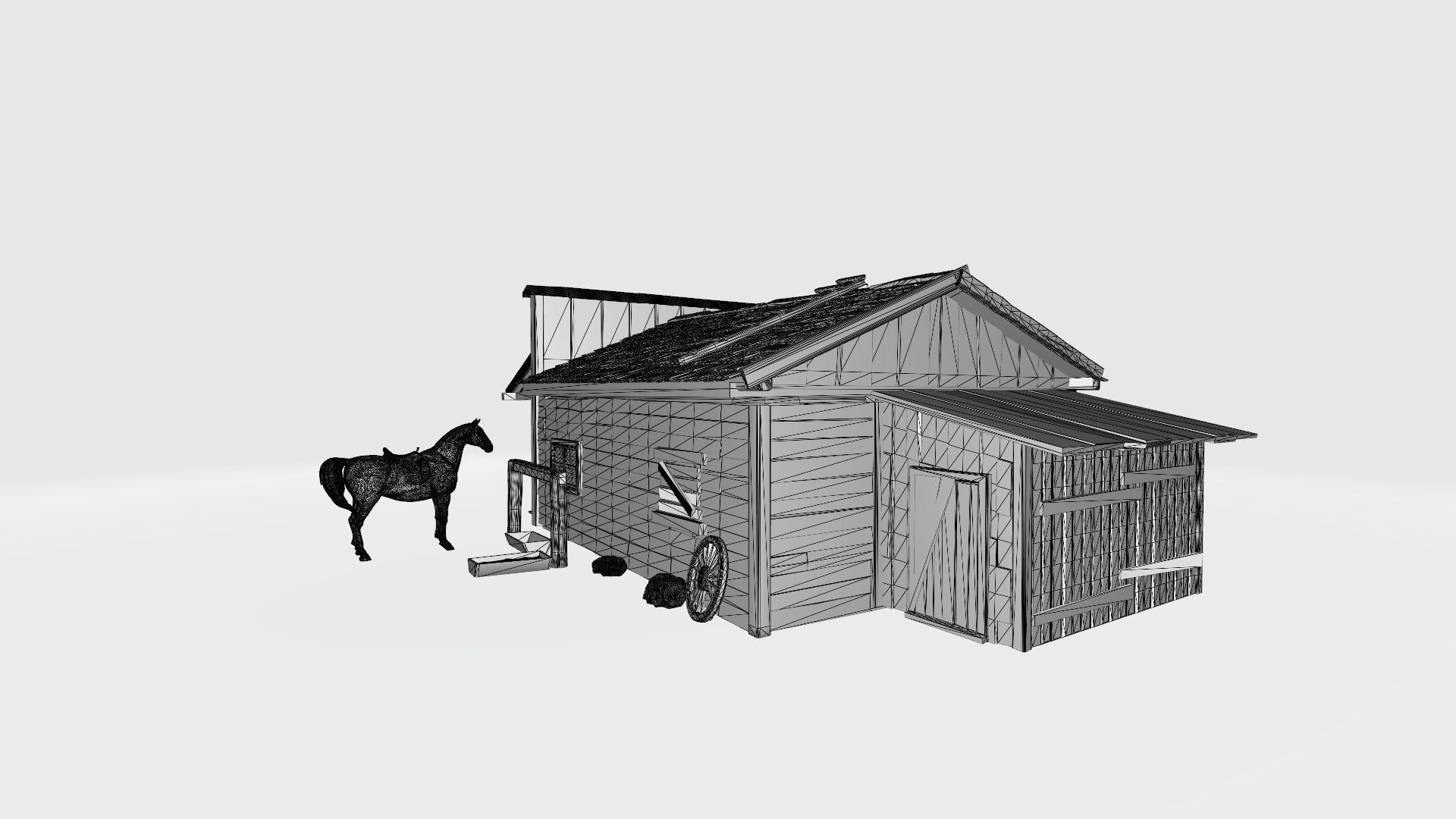 3D Model Wild West Shop - TurboSquid 1692772