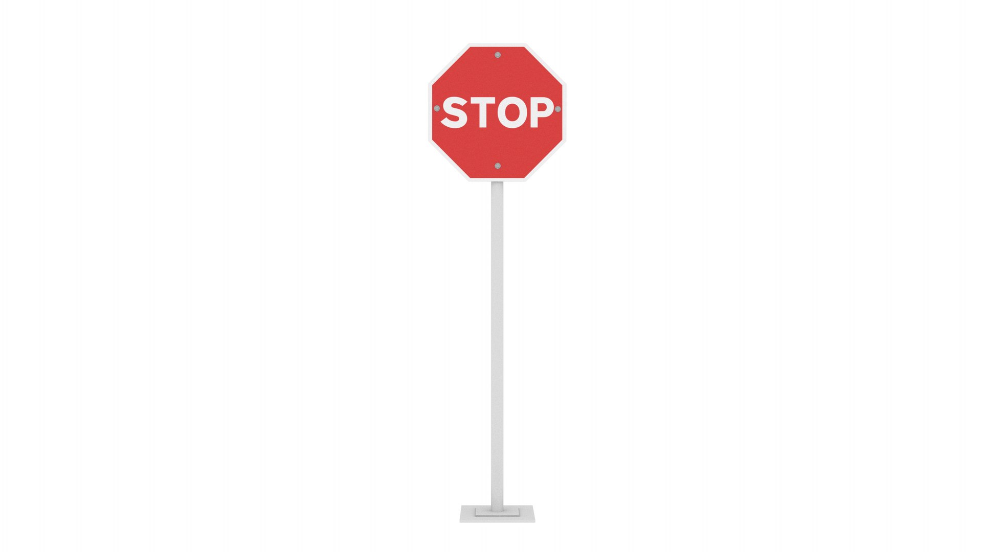 Traffic Stop 3D Model - TurboSquid 1195091