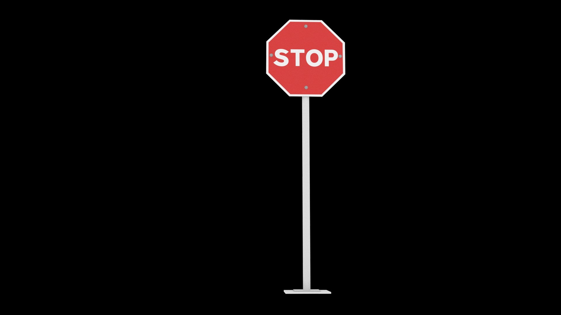 Traffic Stop 3D Model - TurboSquid 1195091