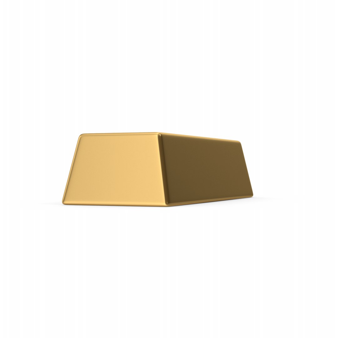 Gold Bar 3D - TurboSquid 2154979