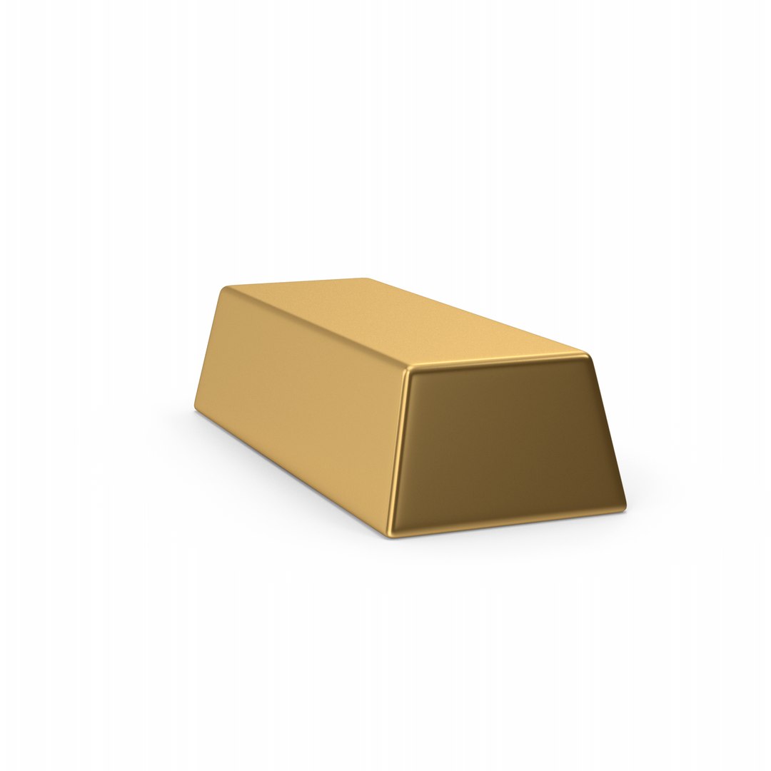 Gold Bar 3D - TurboSquid 2154979