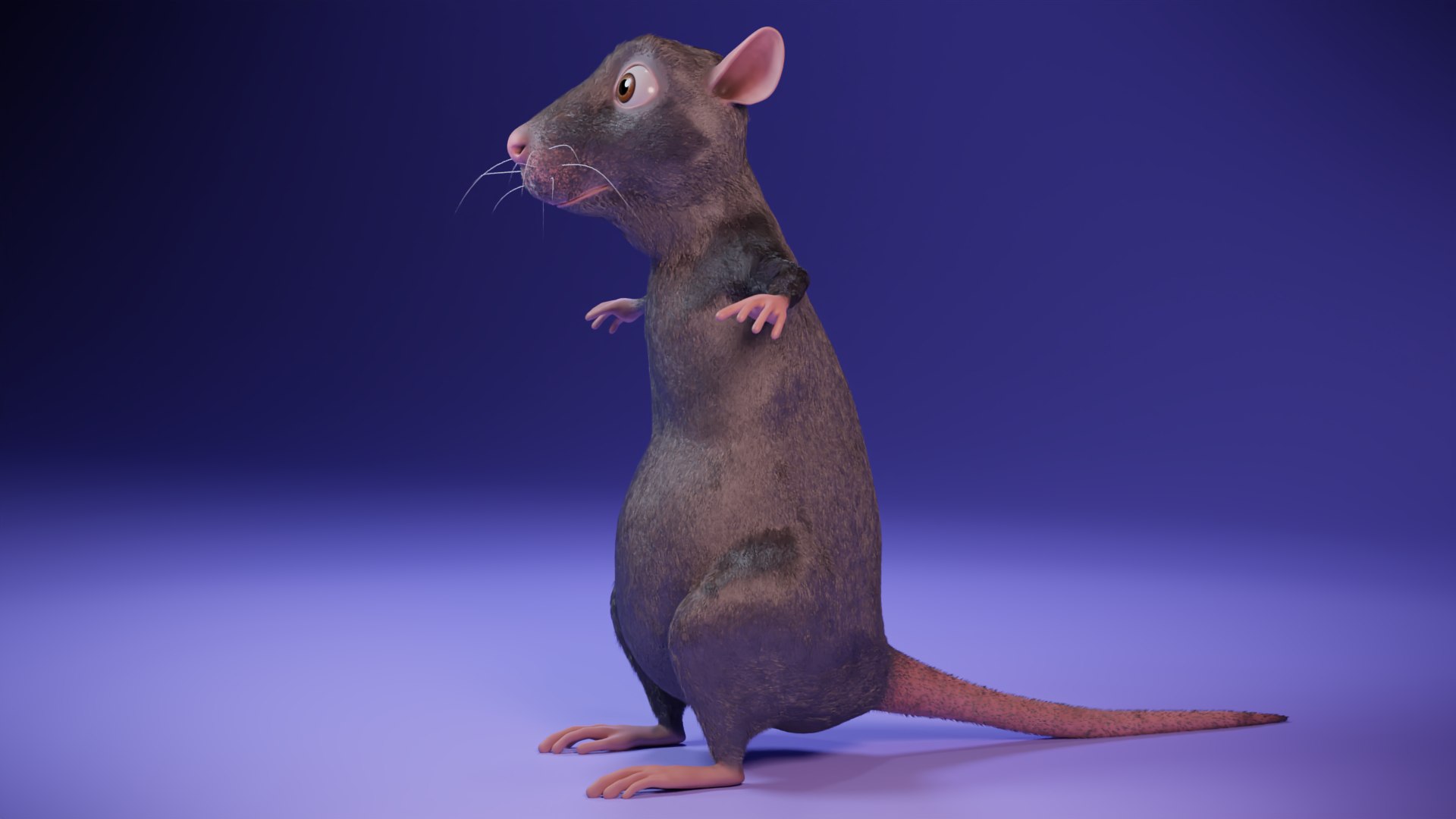Cartoon Rat 3D - TurboSquid 1681635