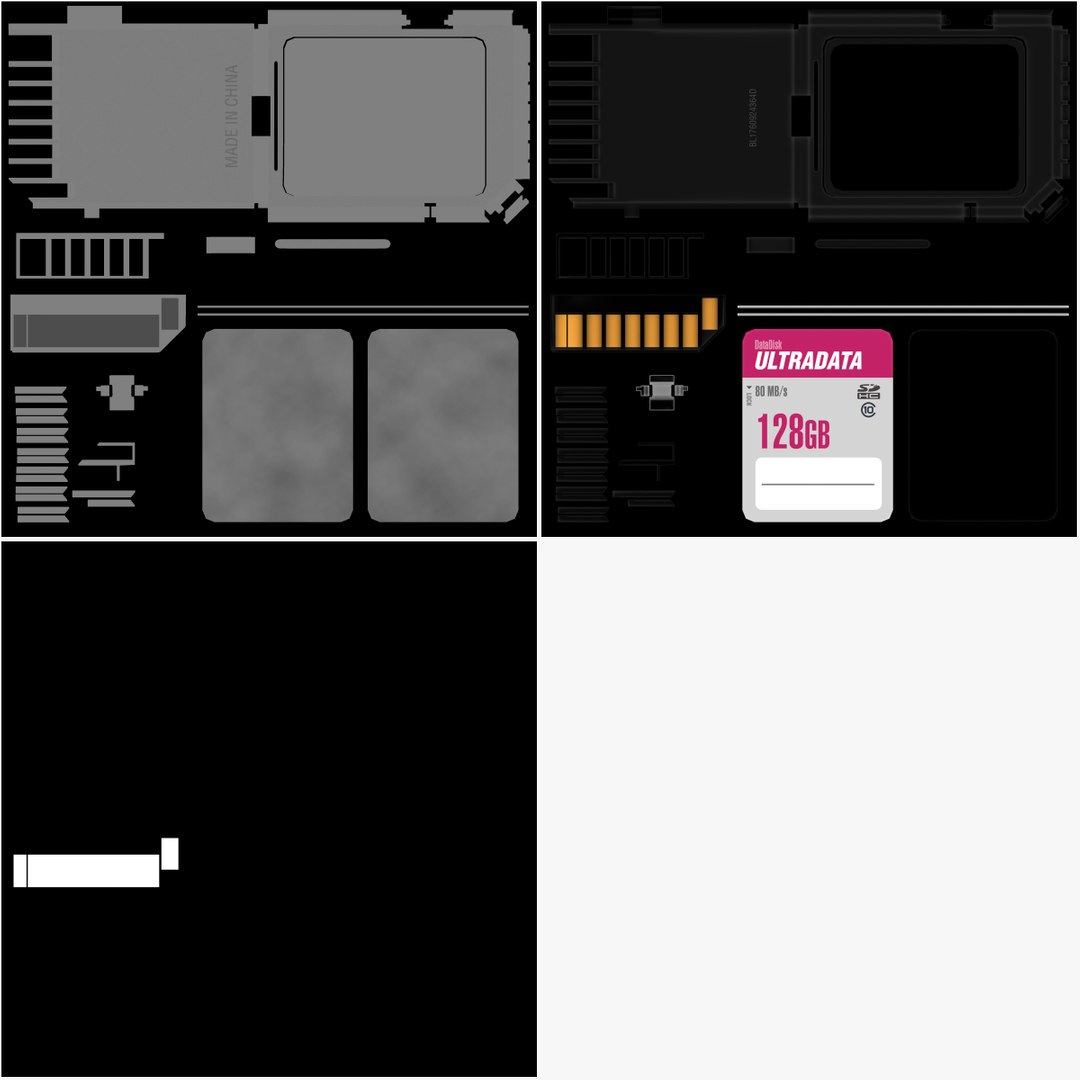 Secure Digital Sd-card 3D Model - TurboSquid 1182108