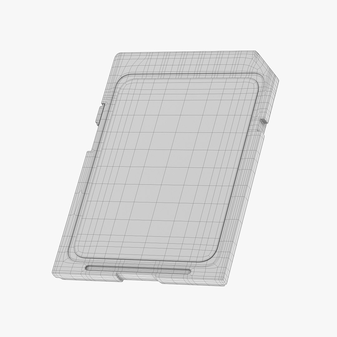 Secure Digital Sd-card 3D Model - TurboSquid 1182108