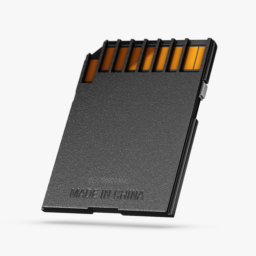 Secure Digital Sd-card 3D Model - TurboSquid 1182108