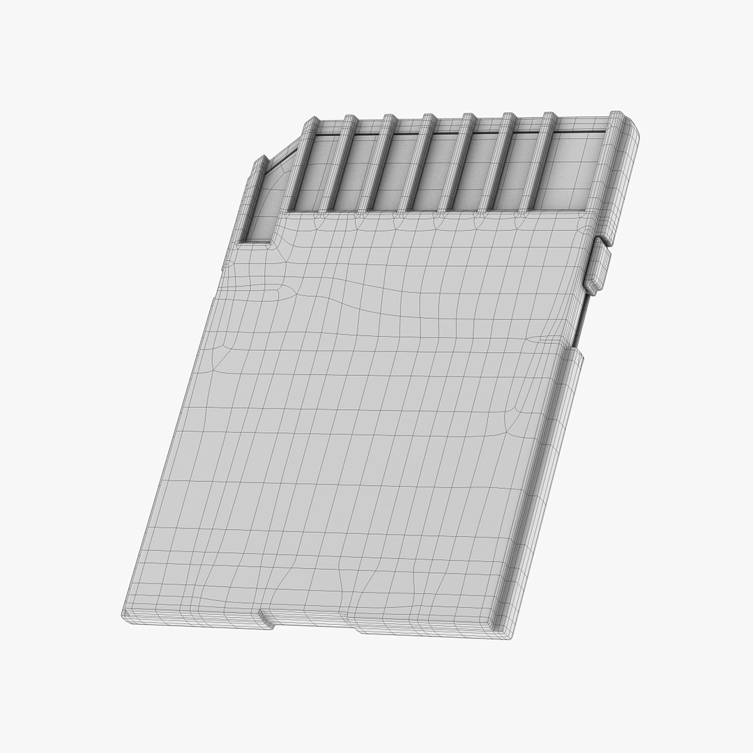 Secure Digital Sd-card 3D Model - TurboSquid 1182108