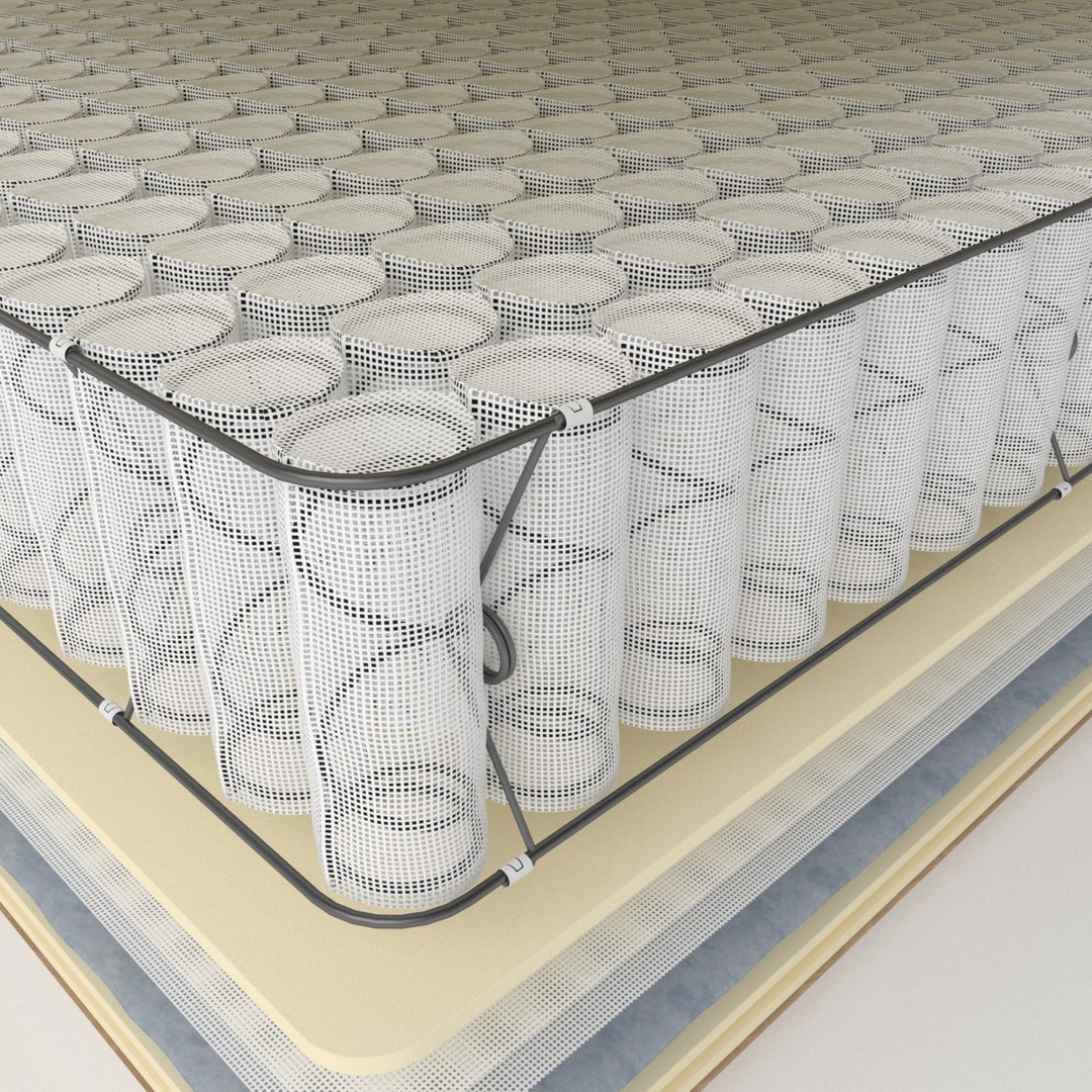 3D Spring Mattress - TurboSquid 1290137