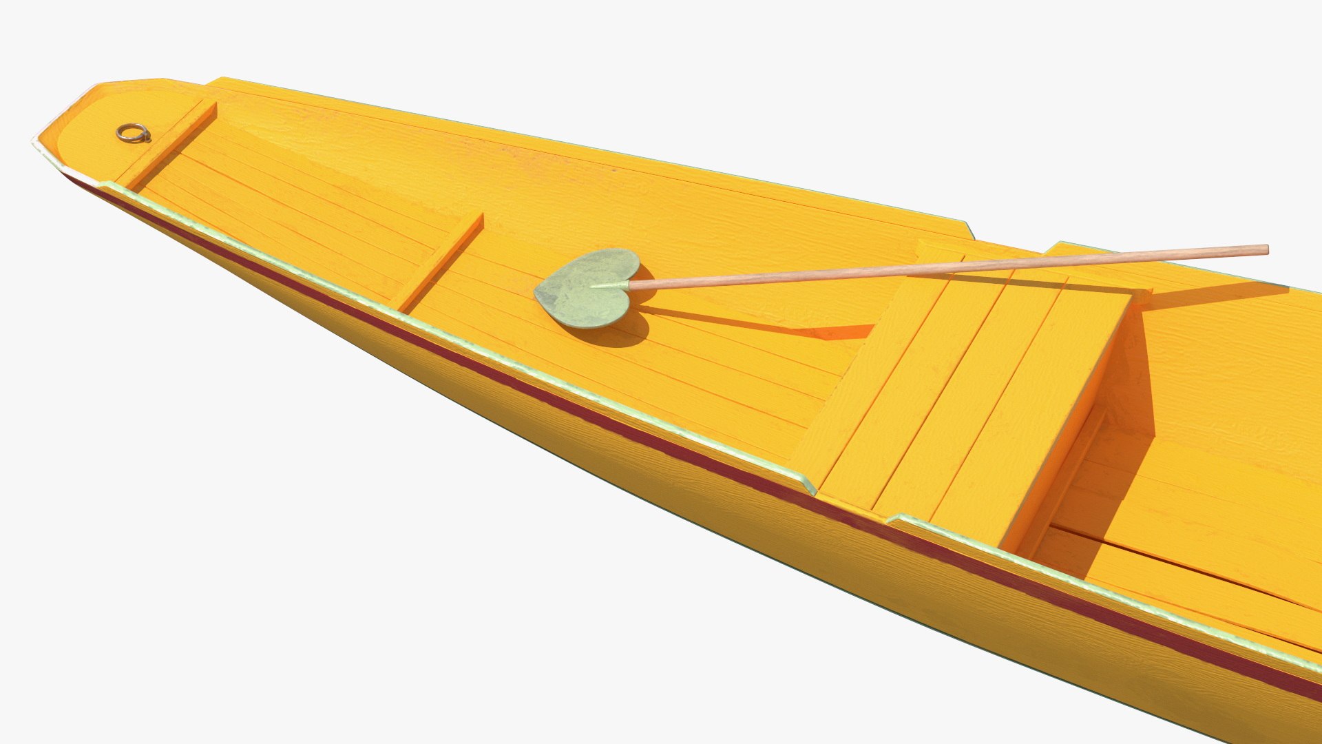 Kashmir Shikara Yellow 3D Model - TurboSquid 2289928