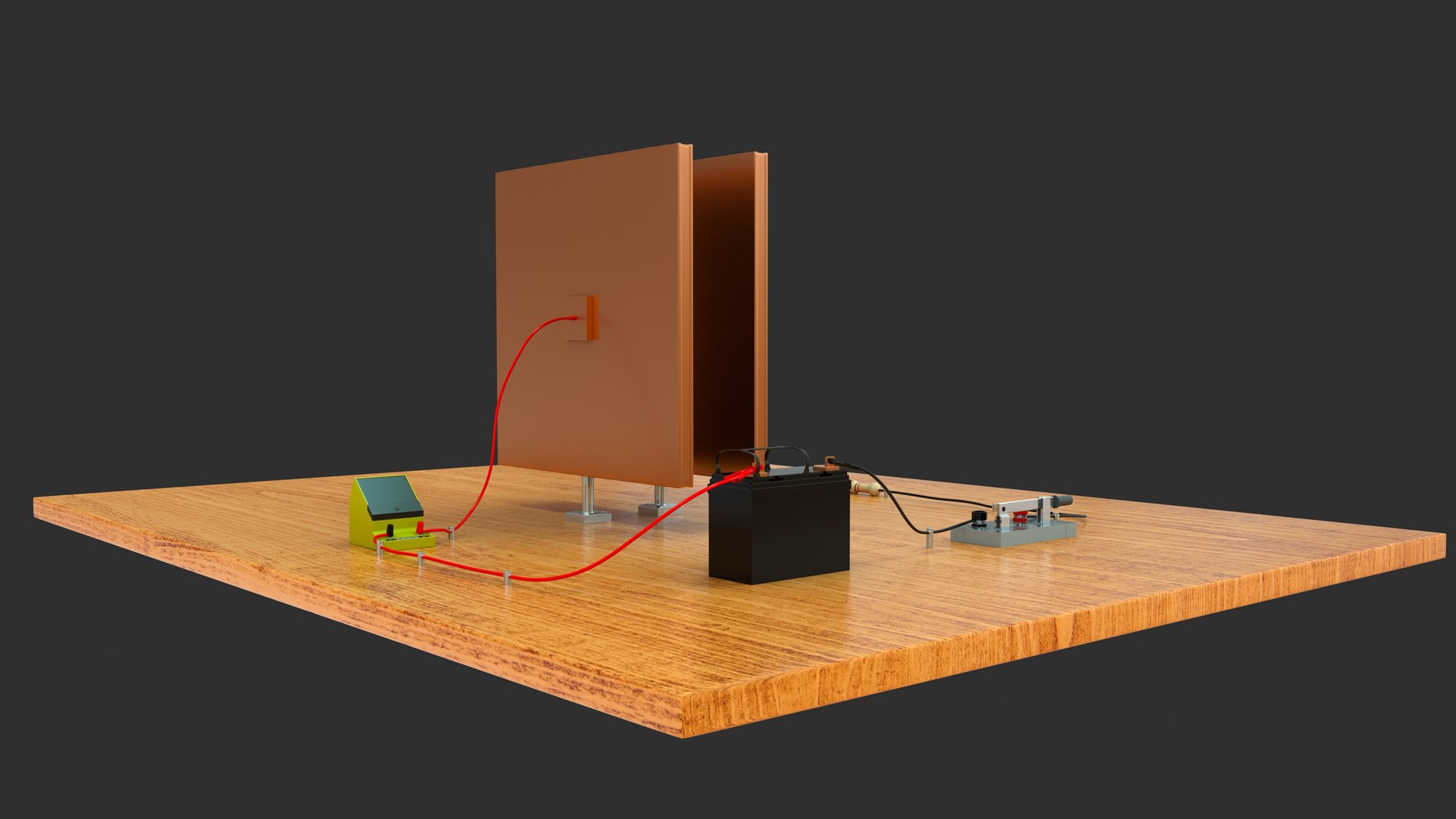 3D Charging And Discharging Of Capacitor - TurboSquid 2185633